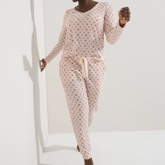 Soma | Intimates & Sleepwear | Nwt Soma Brushed Cozy Waffle Star Pajama ...